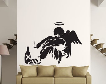 Angel Wall Decal | Etsy