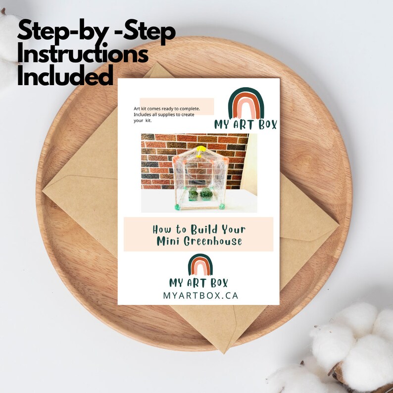 DIY Mini Greenhouse Kit, Chia Seed Garden, Seed Starter, Window Sill ...