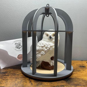 DIY 3D Wizard Owl and Cage, Magical Owl, Fantasy Art, Model Painting ...