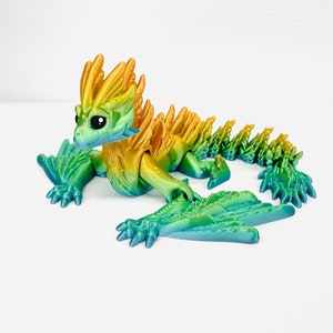 3D Printed Forest Sprite Dragon, Choose Your Colour, Articulated Fidget ...