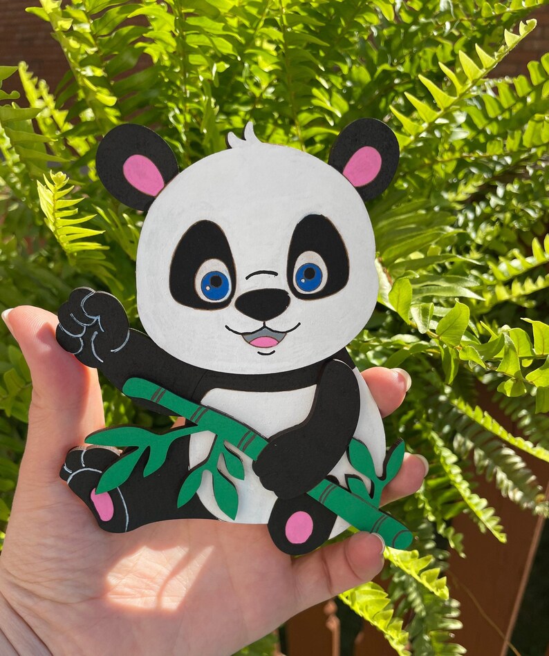DIY Panda Paint Kit Wood Ready to Paint Craft Kit for Kids - Etsy