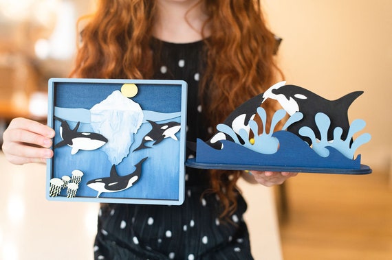 DIY Orca Kit Killer Whale DIY Kit Ocean Life Kit Make - Etsy