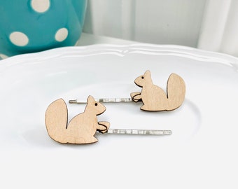 Little Squirrels. Squirrel Hair Pin. Hair Pin. Hair Clip. Hair ...