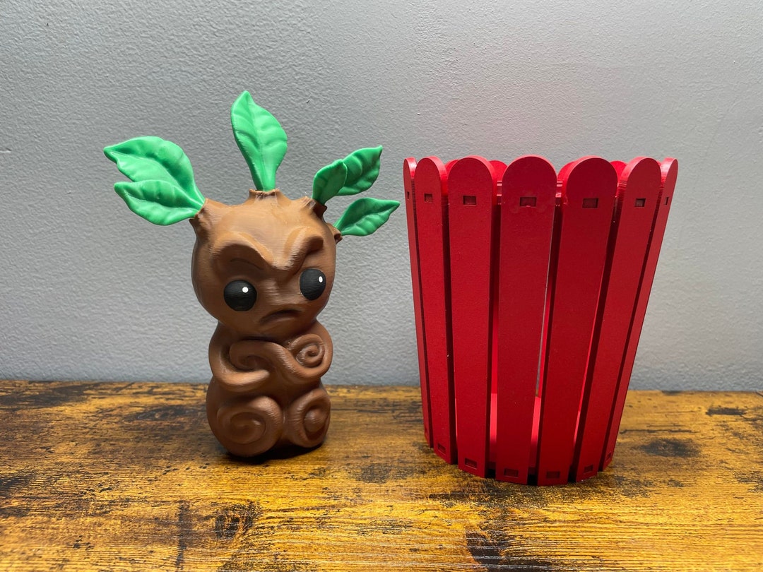 Custom DIY 3D Mandrake and Plant Pot - Etsy