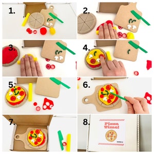 Play Dough Pizza Making Toy, Pretend Play Food Set, Kids Pizza Party ...