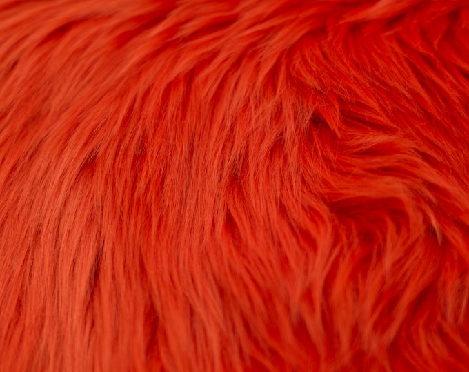 Sunshine Yellow Luxury Shag Faux Fur Fabric - Etsy