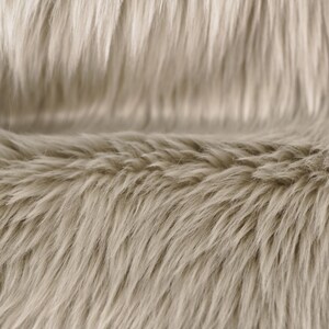 Light Silver Luxury Shag Faux Fur Fabric - Etsy