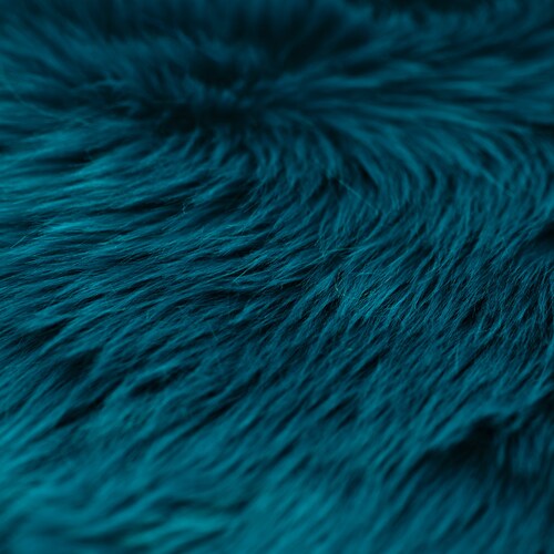 Black Luxury Shag Faux Fur Fabric | Etsy