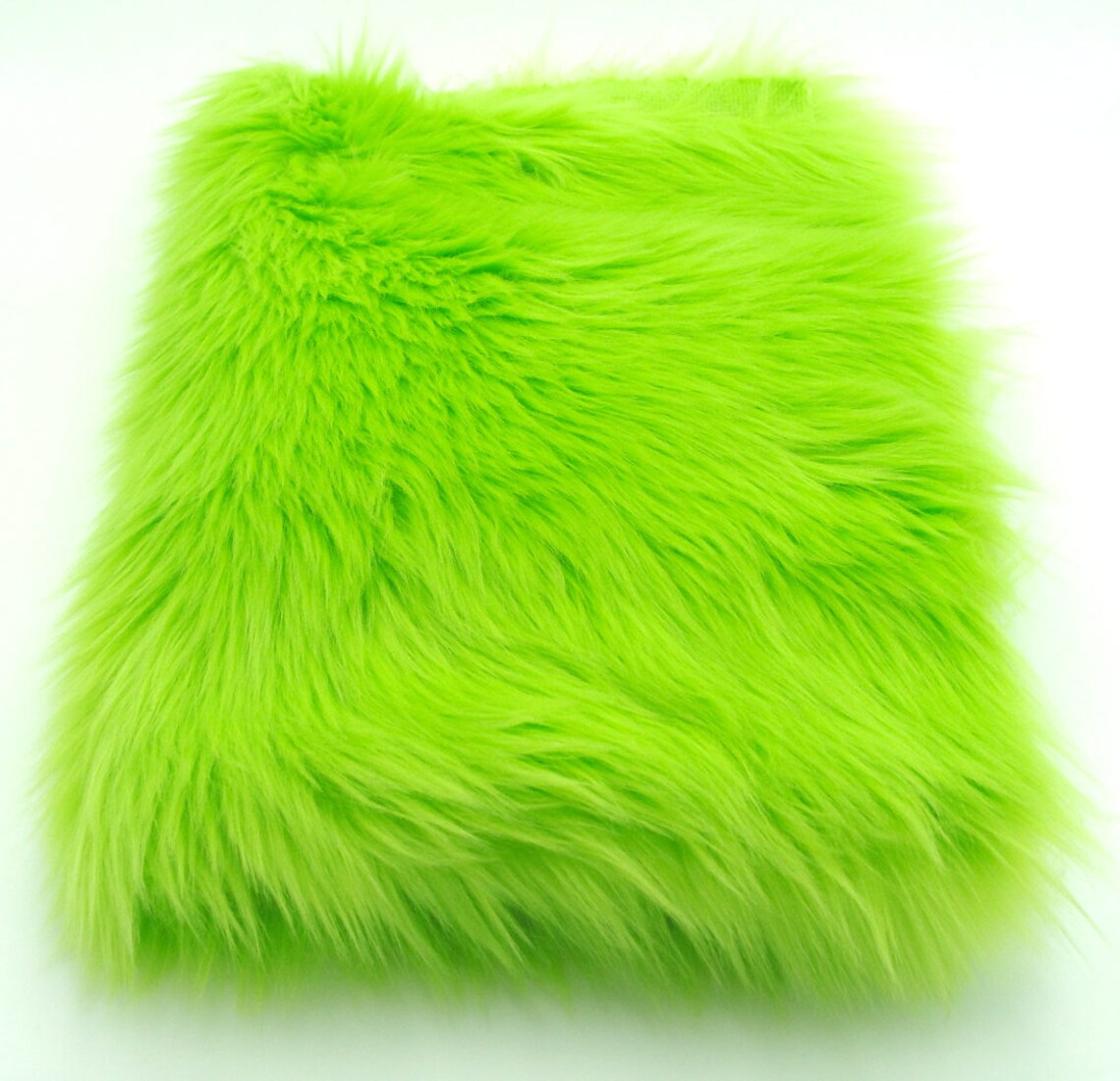 Lime Green Luxury Shag Faux Fur Fabric - Etsy