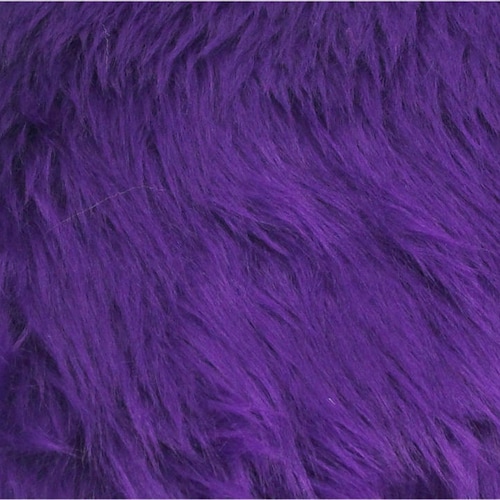 Purple Luxury Shag Faux Fur Fabric - Etsy