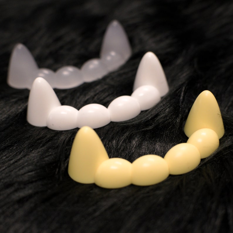 Toony Resin Fursuit Teeth (lower) - 3 Colors - Etsy