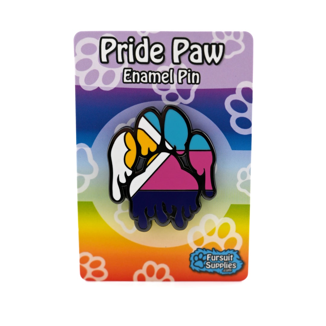 Gooey Paw Polyamory Pride Enamel Pin - Etsy