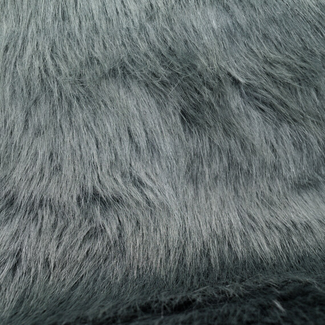 Gray Luxury Fox Faux Fur Fabric - Etsy