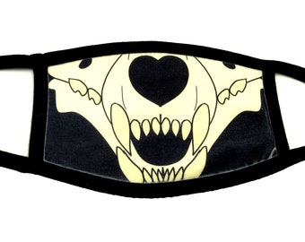 Wolf Face Mask - Etsy