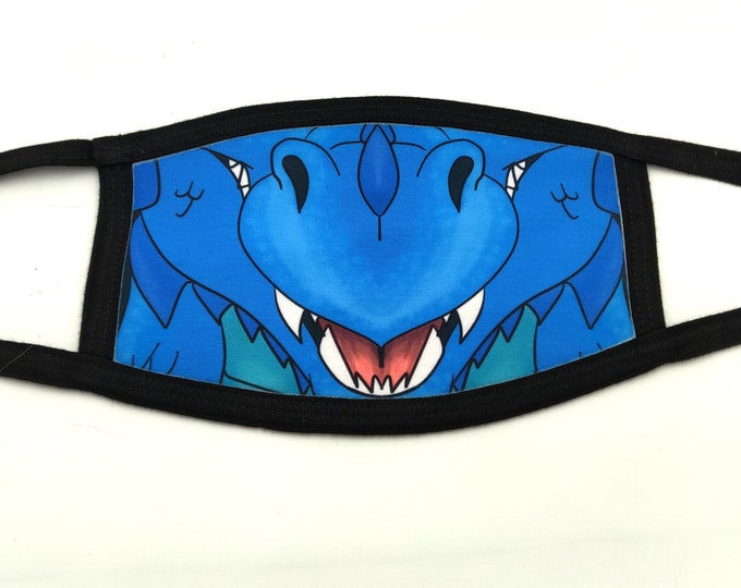 Dragon Reusable Three Layer Fabric Face Mask - 6 Colors Available - Etsy