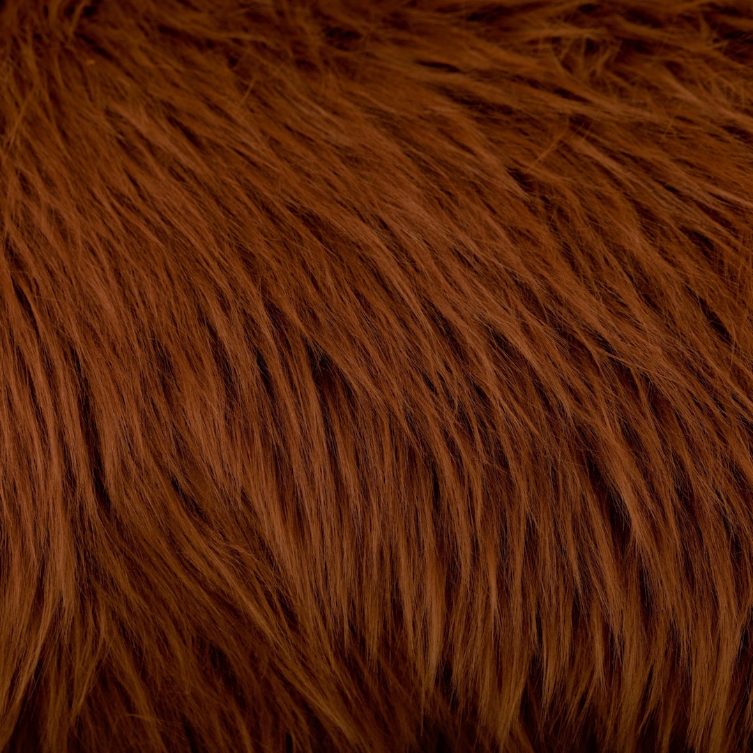 Brown Bear Luxury Shag Faux Fur Fabric - Etsy