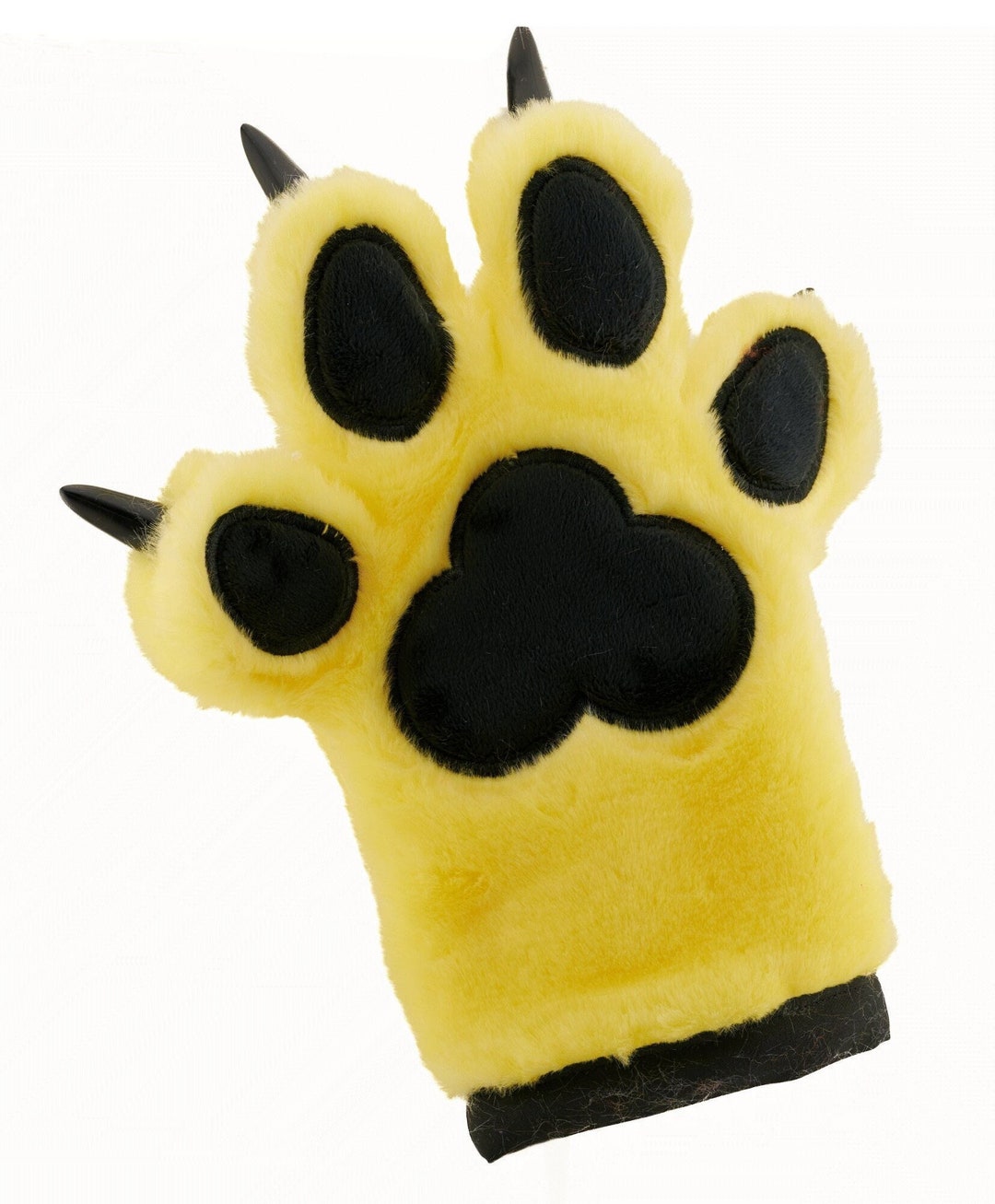 Yellow Handmade Four Finger Fursuit Paws With Claws - Etsy