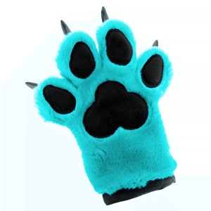 Handmade Four Finger Fursuit Paws With Claws (16 Color Options!) - Etsy