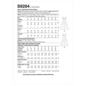 Simplicity Sewing Pattern Misses' Sweetheart-neckline Dresses, Sizes 4 ...