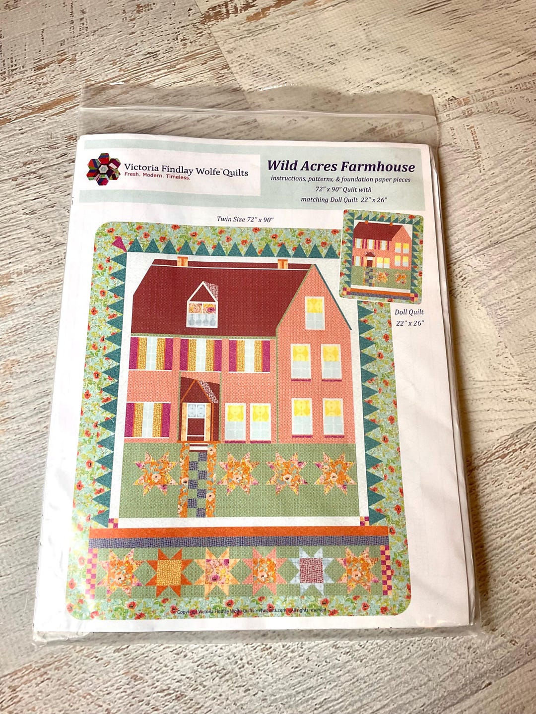 Wild Acres Farmhouse by Victoria Findlay Wolfe, Quilt Pattern, Quilting ...