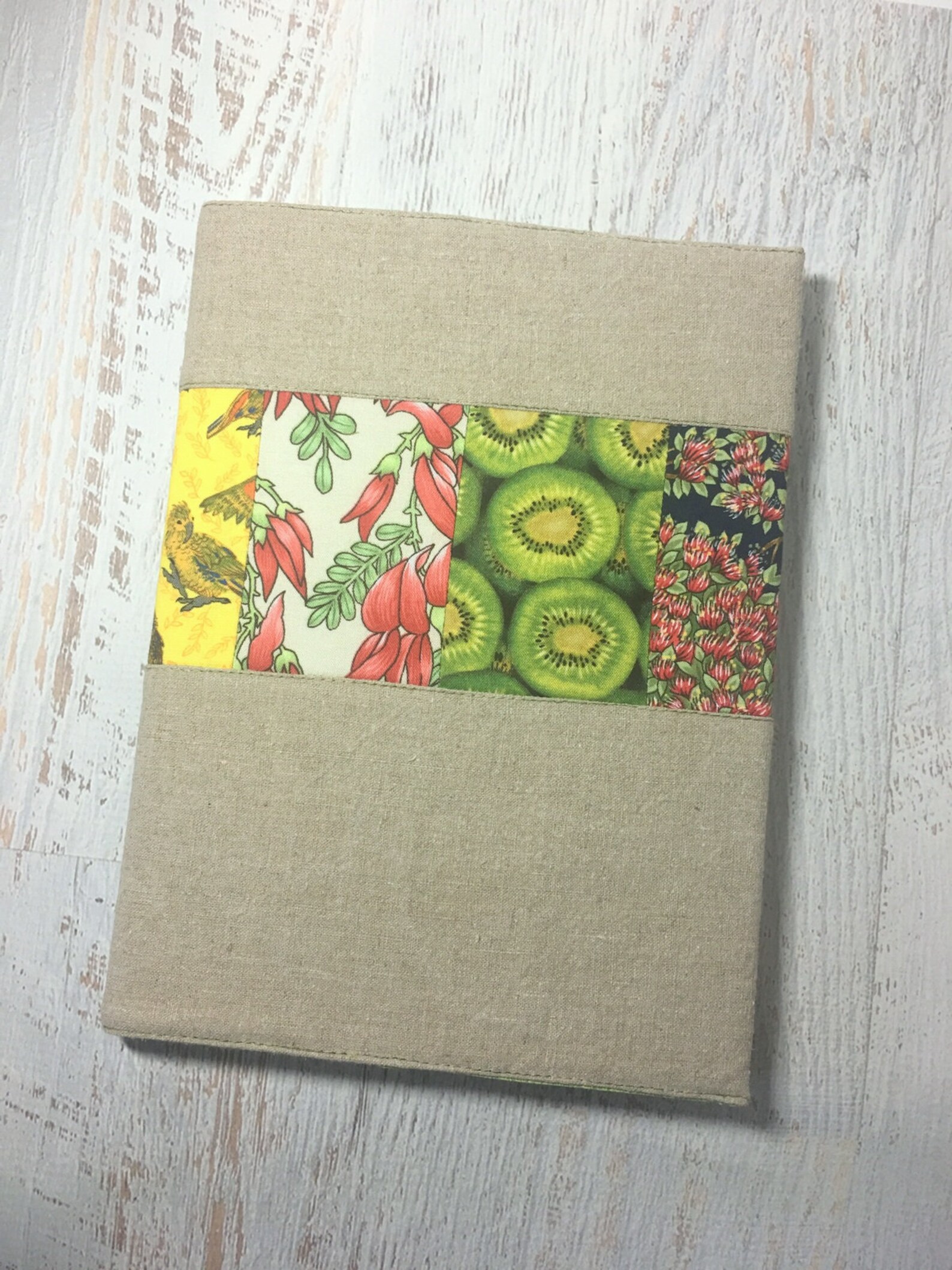Handmade Linen Fabric Notebook Journal Diary Floral - Etsy