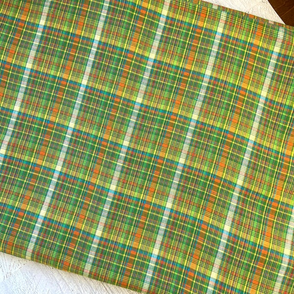 Madras Plaid Fabric - Etsy