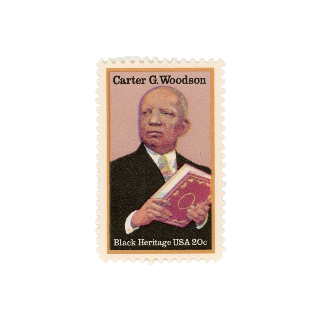 1984 20c Black Heritage: Carter G. Woodson Single US Vintage Postage ...
