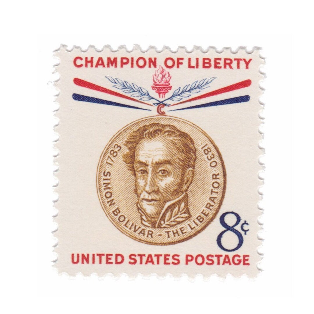 1958 3c Simon Bolivar Single US Vintage Postage Stamp Scott No. 1111 - Etsy