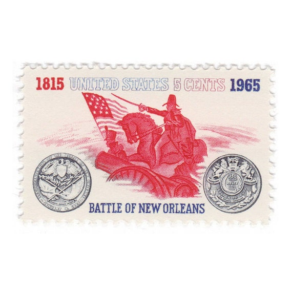 1965 5c Battle of New Orleans Stamp Unused US Postage Stamp | Etsy