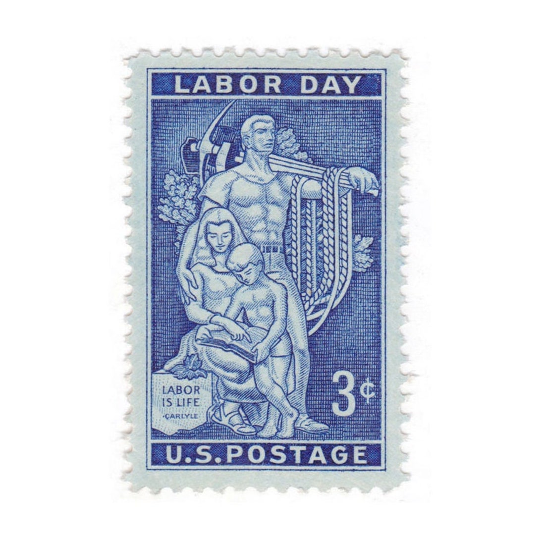 1956 3c Labor Day Single Unused Mint US Vintage Postage Stamp Scott No ...