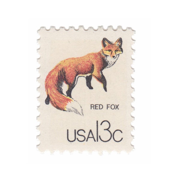 Fox Stamp - Etsy