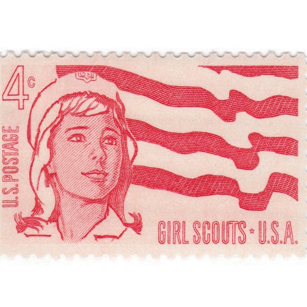 Girl Scout Stamp - Etsy