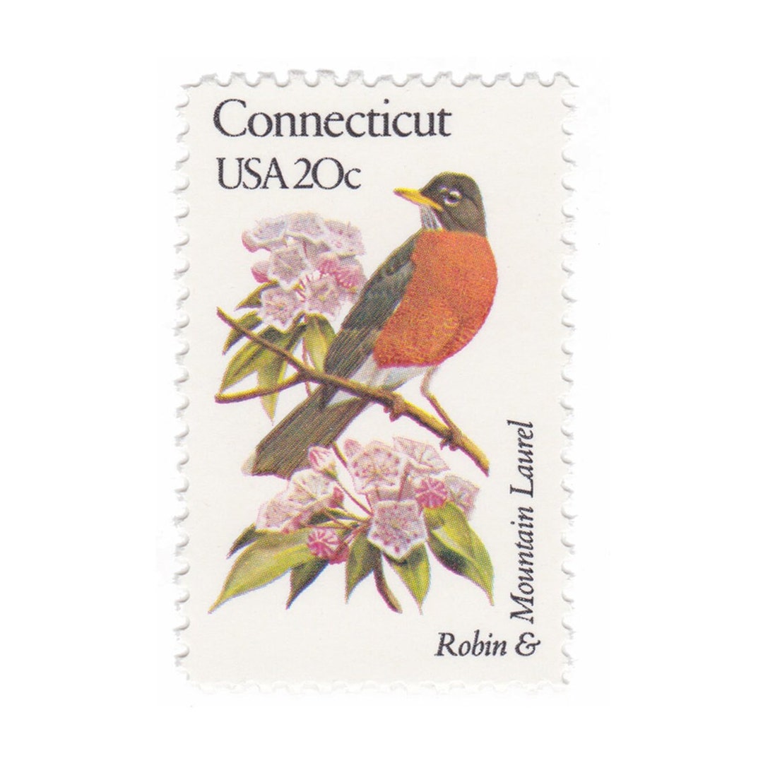 1982 20c Connecticut US Vintage Postage Stamp Scott No. 1959 - Etsy