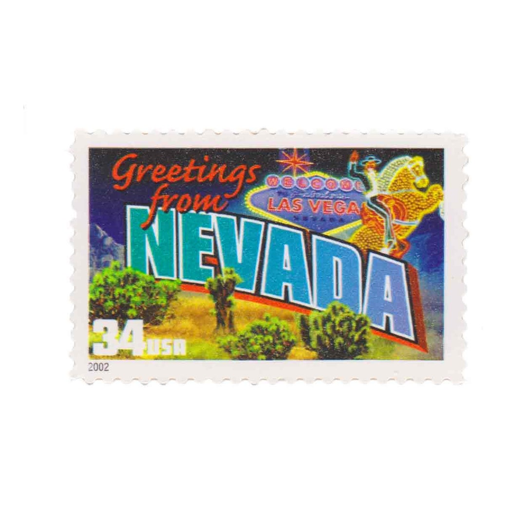 2002 34c Greetings From Nevada Single Unused Vintage US Postage Stamp ...