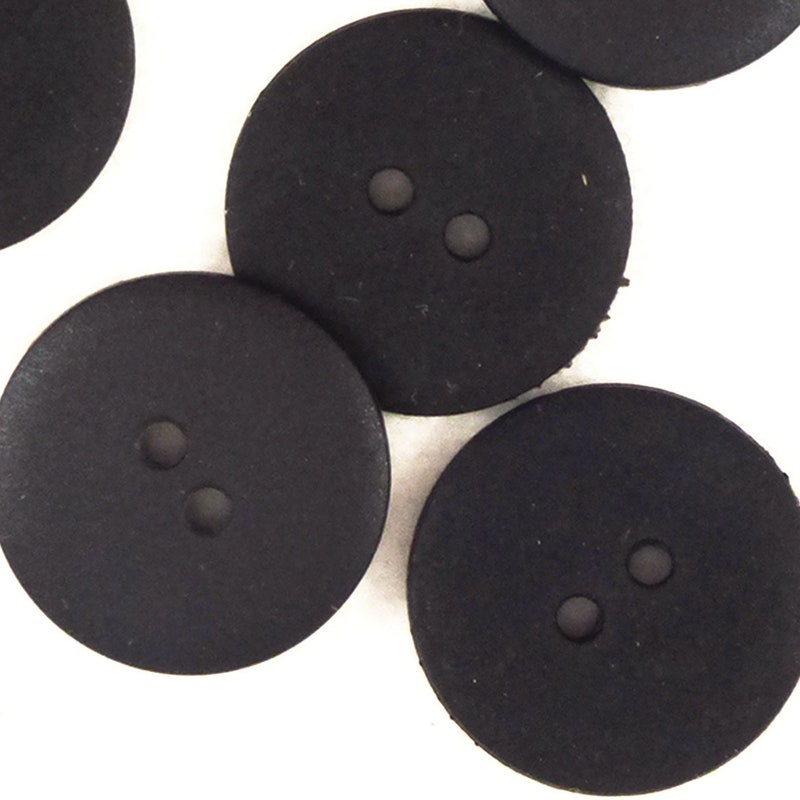 Black Matte Buttons - Etsy