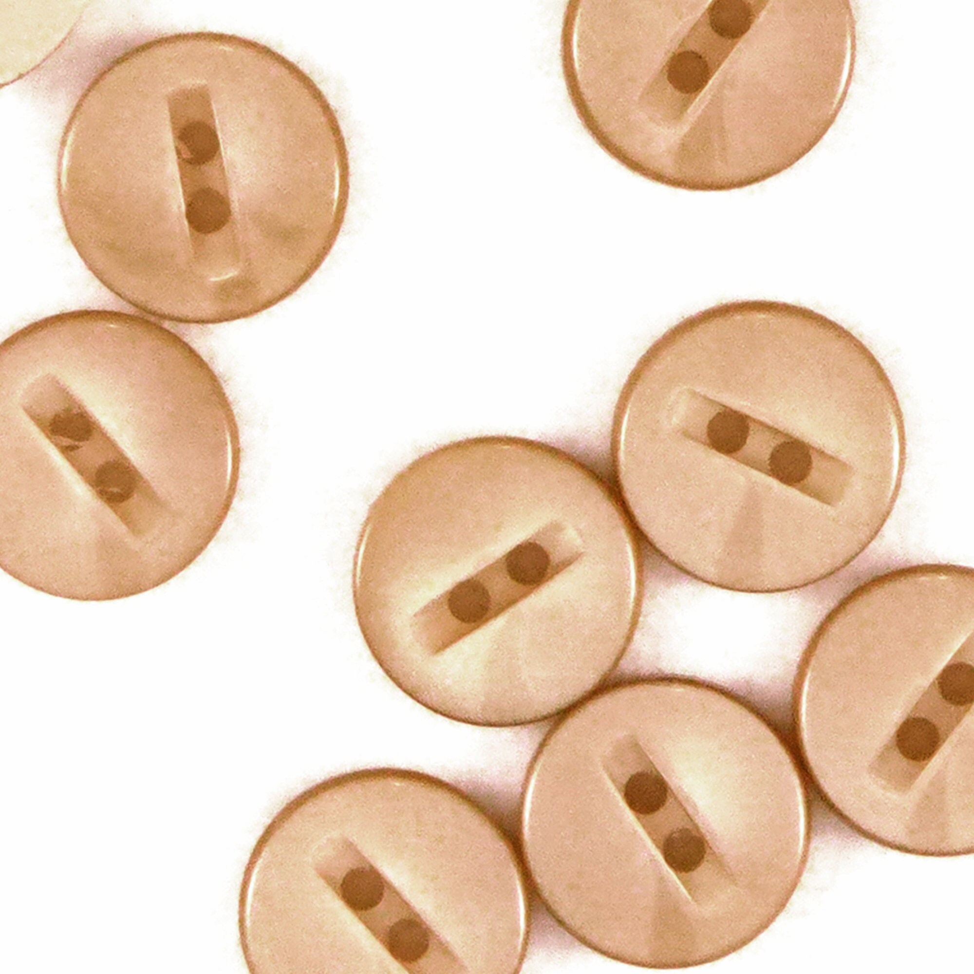 Vintage Pearlescent Peach Button With Rectangle Eye (10 Mm) - Etsy