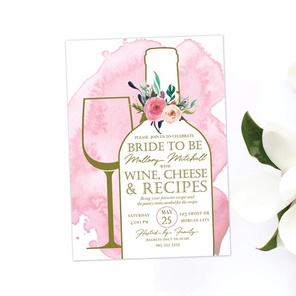 Pantry and Recipe Party Invitations - Etsy