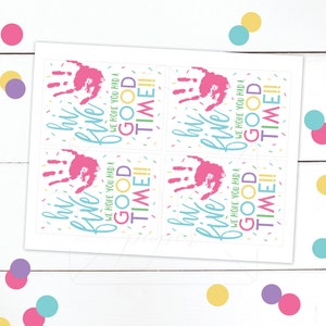 Hi Five Favor Tag · Thank You Tags · High Five Party Tags · Birthday ...