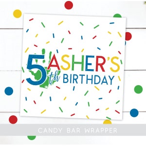 Hi Five Candy Bar Wrapper · High Five Party Tags · Birthday Favors ...