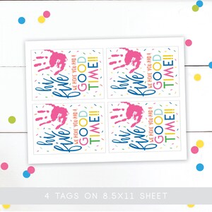 Hi Five Favor Tag · Thank You Tags · High Five Party Tags · Birthday ...