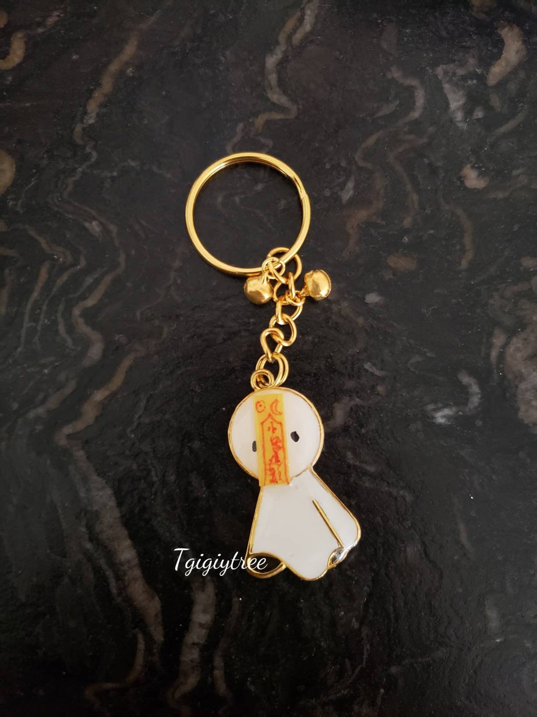 Ghost Keychain, Chinese Omamori, Talisman, Cute Ghost, Chinese Ghost ...
