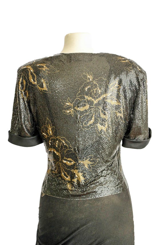Gianni Versace 80’s Metal Mesh Top - Gem