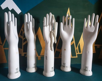 White Ceramic Hand | Etsy