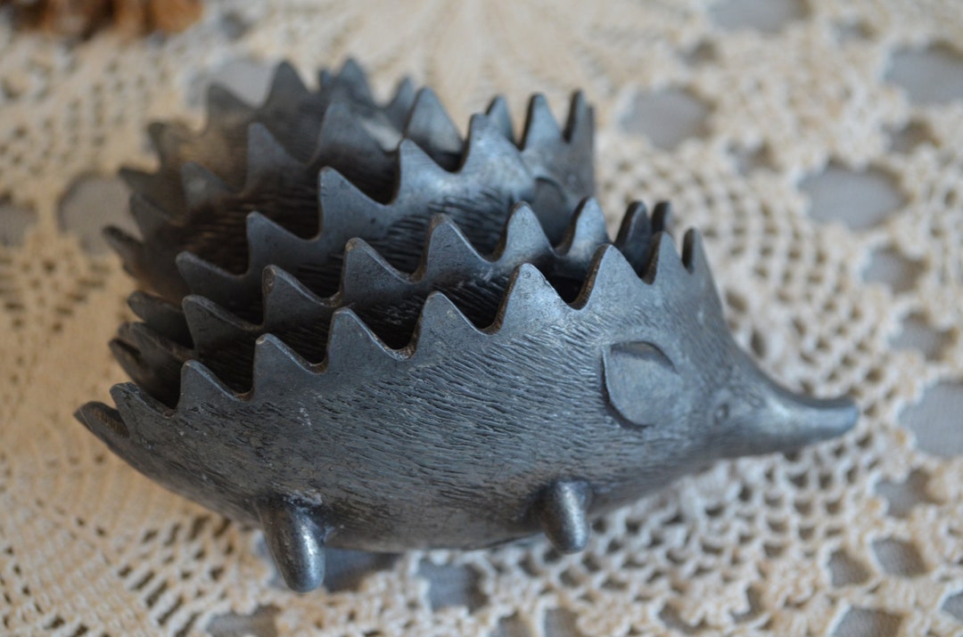 Vintage Hedgehog Figurine Nesting Bowls Set 6 Walter BOSSE Animal, FREE ...