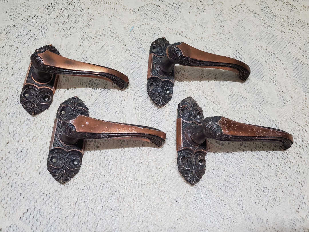 Vintage Window Latches Cabinet Door Latch Lever Handles Art - Etsy