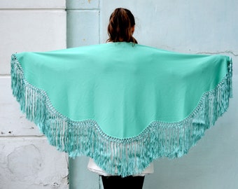 Mint Green Shawl | Etsy