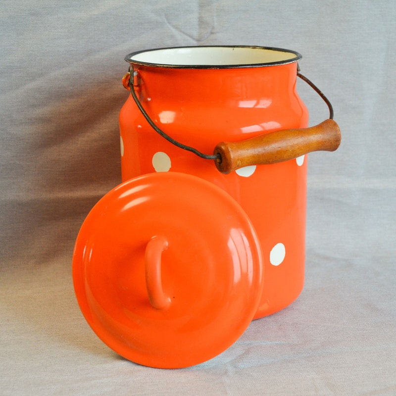 Enamel Bucket - Etsy