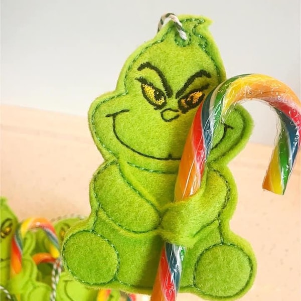 Gingerbread Candy Cane Holder Pattern - Etsy