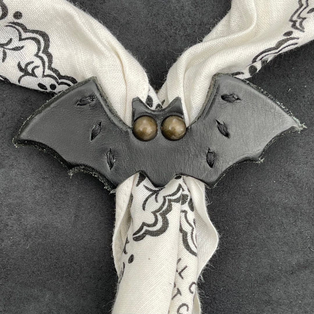 Western Gothic Bat Bolo Toggle Slider for Your ‘kerchief / Bandana ...