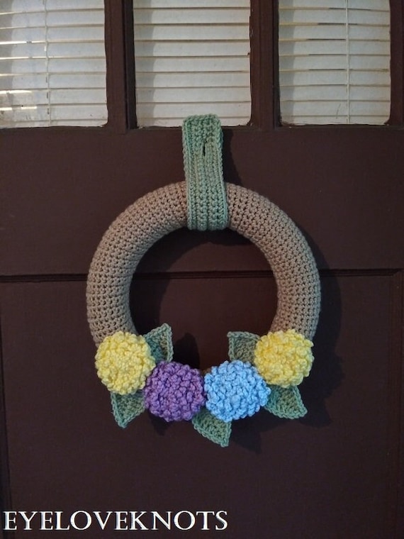 Spring Crochet Pattern Wreath Crochet Pattern Endless Summer | Etsy